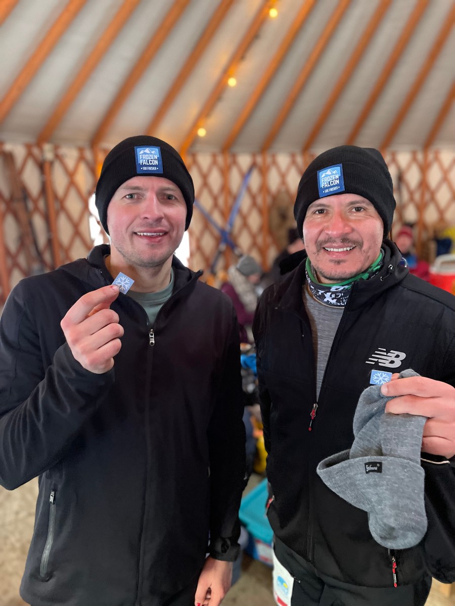 Frozen Falcon – On the Edge Running